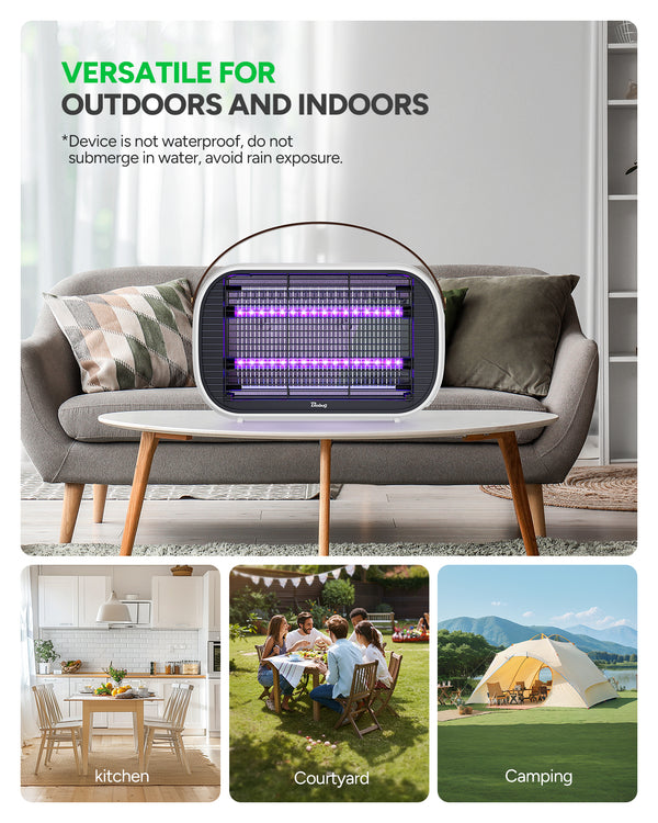 Buzbug MA015C Rechargeable LED Bug Zapper 5200mAh Battery